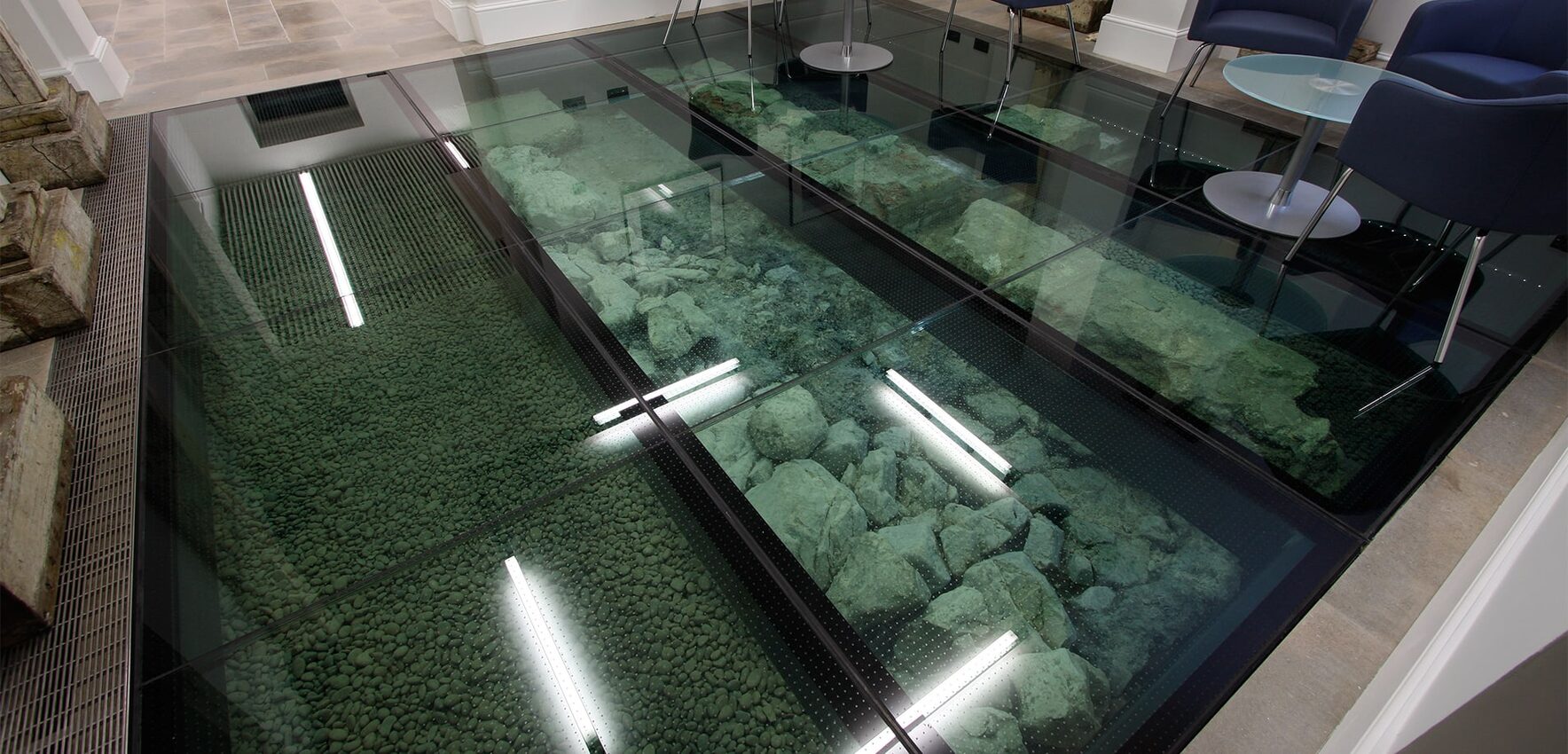 Suspended Glass Floor Designs